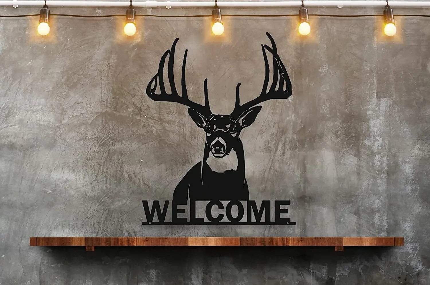 Whitetail deer metal wall art store