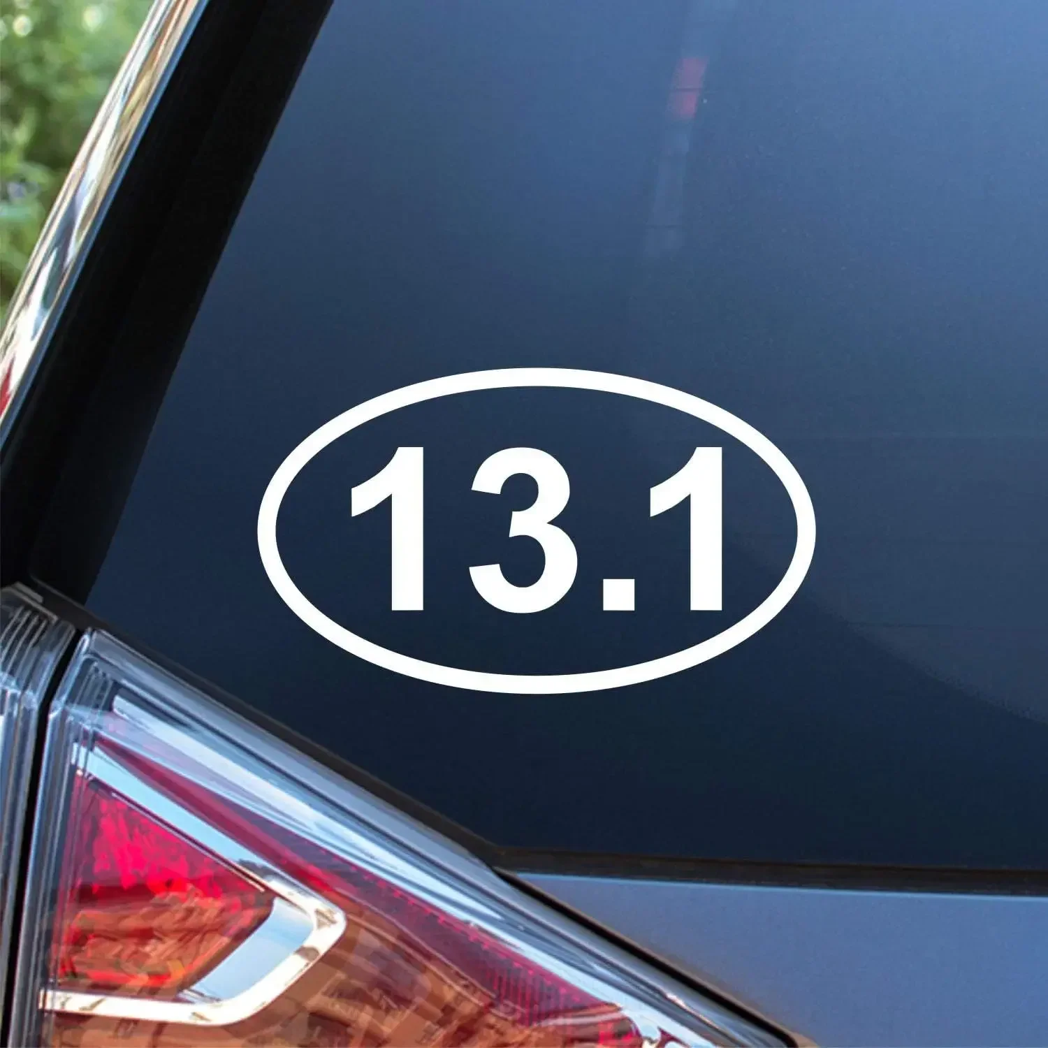 Car Stickers Vinyl Tape Custom Running Jogging Run Half Marathon 13.1 ...