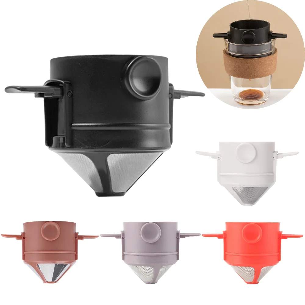Foldable-Portable-Coffee-Filter-Coffee-Maker-Stainless-Steel-Drip ...