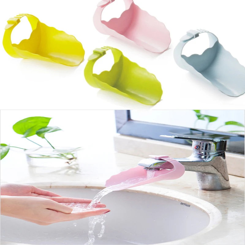 Faucet-Extenders-For-Kitchen-Bathroom-Sink-Elastic-Adjustable-Silicone ...