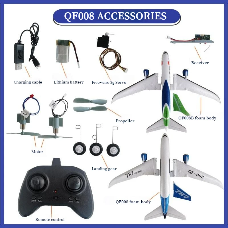 QF008-RC-Glider-3-channel-2-4G-EPP-DIY-787-Passenger-Plane-Light-Bar ...