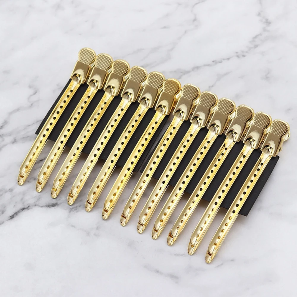 5-10Pcs-Hair-Care-Clips-Stainless-Steel-Hairdressing-Sectioning-Clips ...