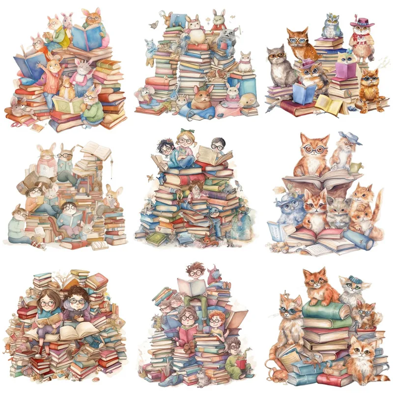 9Pcs-Pack-Fairy-Tale-Bookstore-Sticker-DIY-Craft-Scrapbooking-Album ...