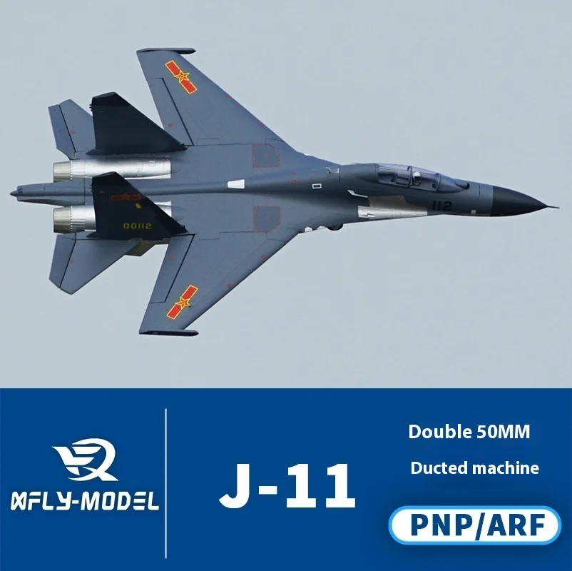 Xfly-Remote-controlled-Aircraft-Model-Double-50mm-J-11-Twin-Engine ...