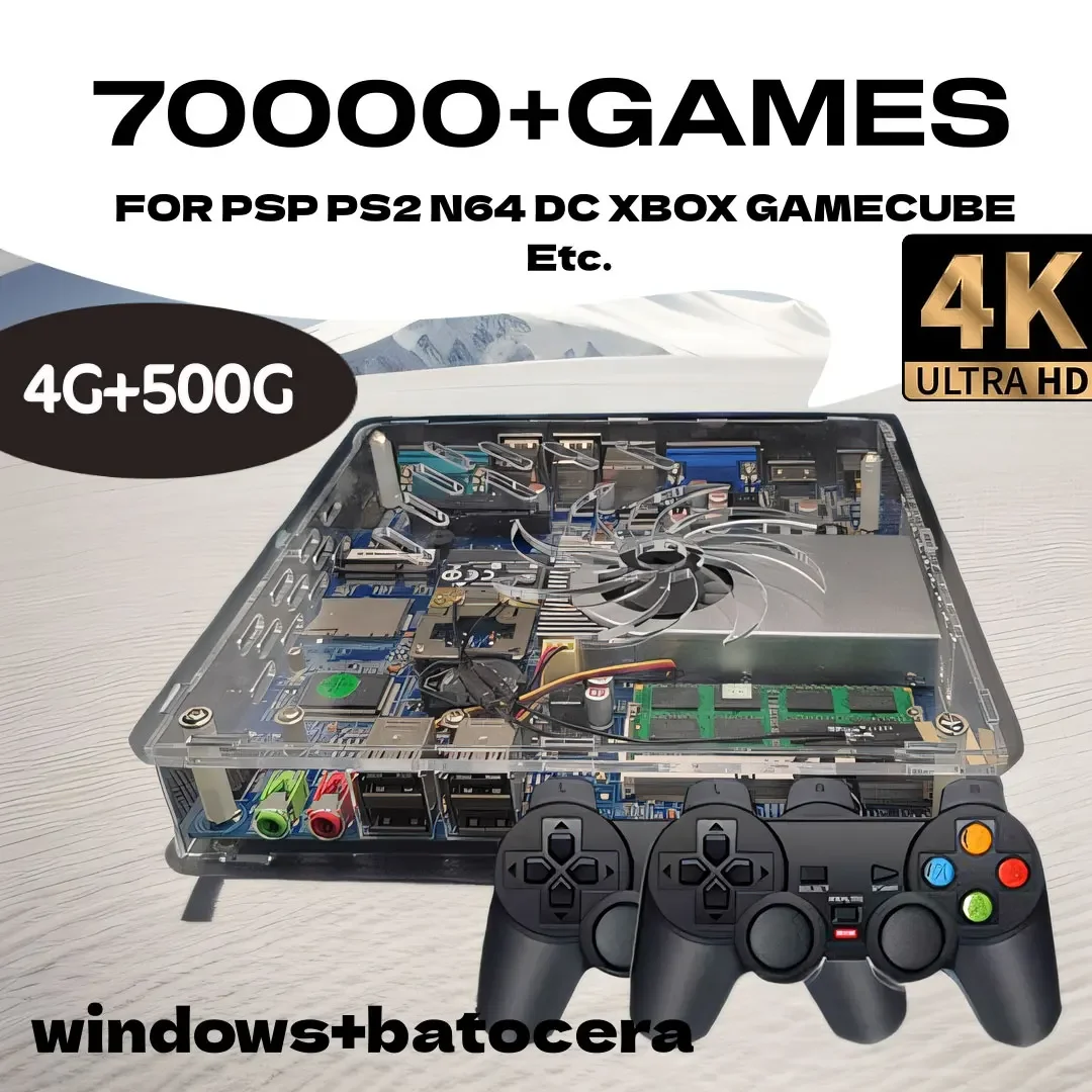 NEW-Super-Console-U7-Plug-and-Play-On-TV-500GB-HDD-70000-Reto-Games ...