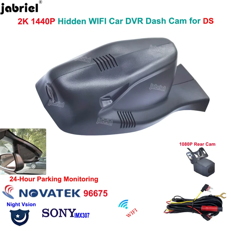 2K-1440P-Wifi-Car-Dvr-Dash-Cam-Dual-Lens-Cameras-24-hour-Parking ...