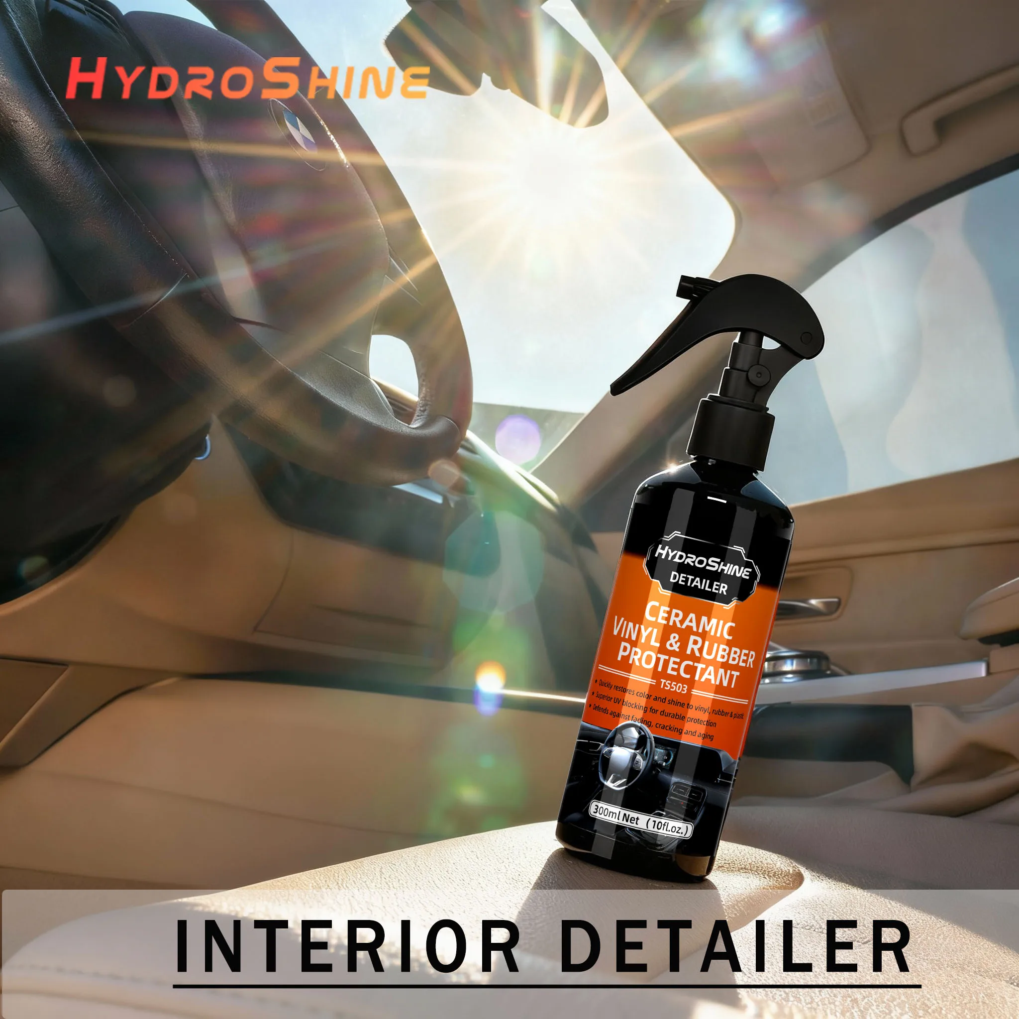 Hydroshine Car Ceramic Vinyl &Rubber Protectant Dressing Interior ...