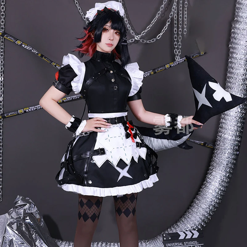 Zenless-Zone-Zero-Ellen-Joe-disfraz-de-Cosplay-uniforme-con-Peluca-de ...