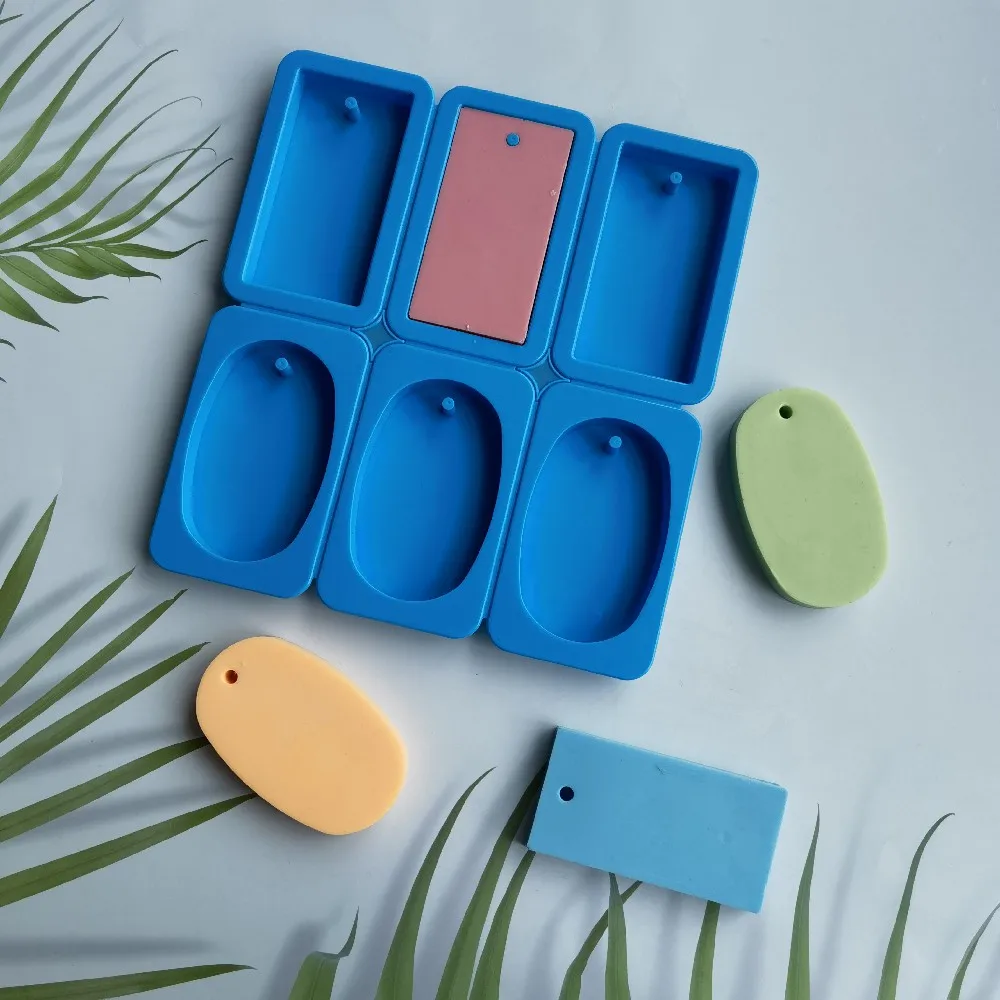 DIY-Silicone-Clay-Aromatherapy-Tablets-Molds-Hanging-Ornaments-Wax ...