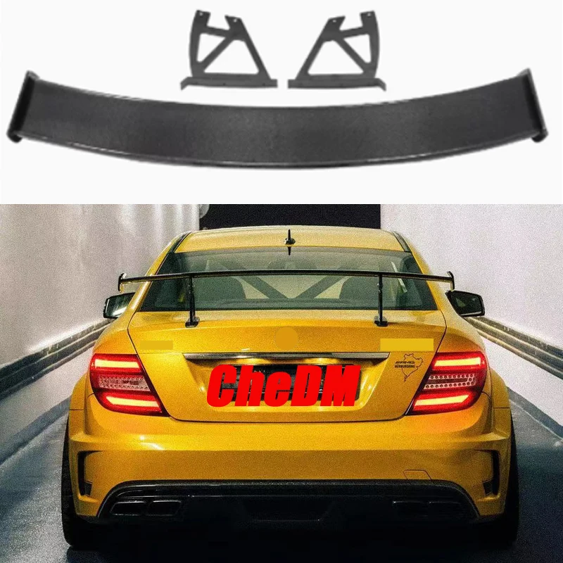 For-Mercedes-Benz-C-Level-204-C63-AMG-Coupe-100-Real-Carbon-Fiber-Black ...