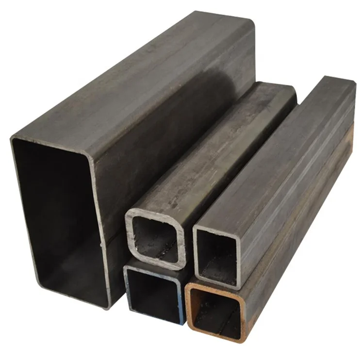 RHS Square Steel Pipe MS Black Carbon Iron Rectangular Steel Pipe ...