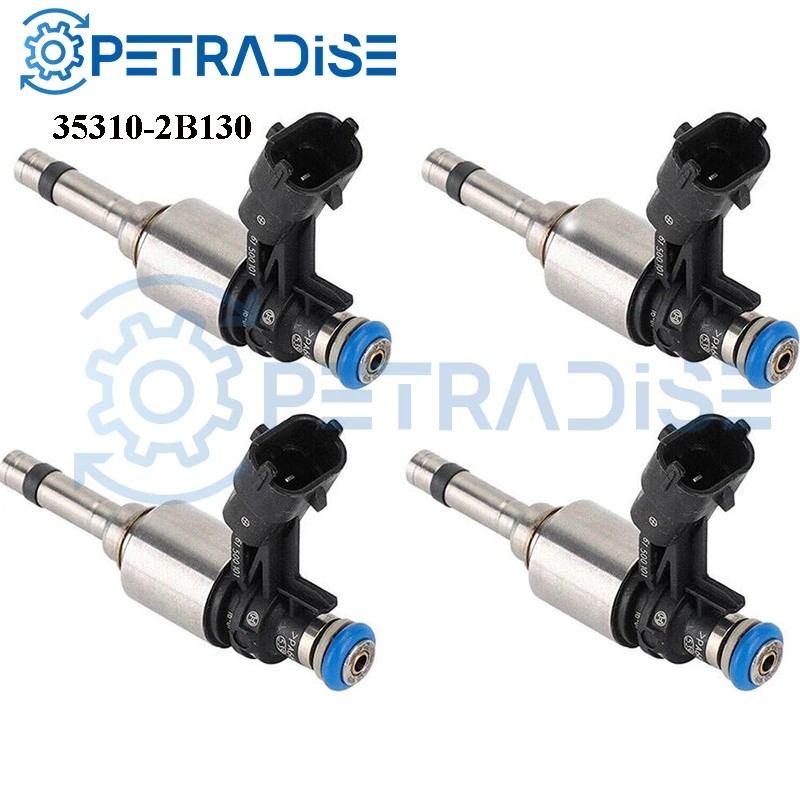4PCS-New-Fuel-Injectors-For-Hyundai-Accent-Veloster-Tucson-Kia-Rio-Soul ...