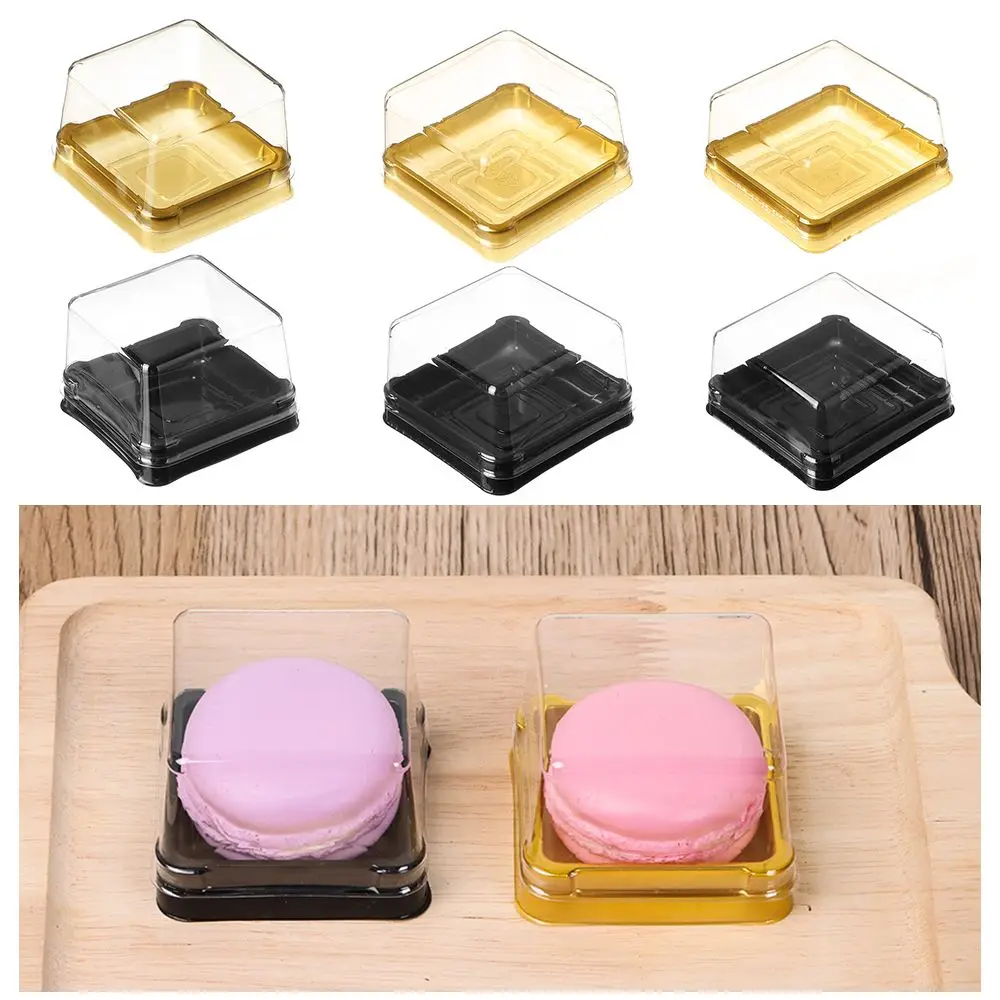 50pcs-Plastic-Square-Moon-Cake-Boxes-Egg-Yolk-Puff-Container-Golden ...