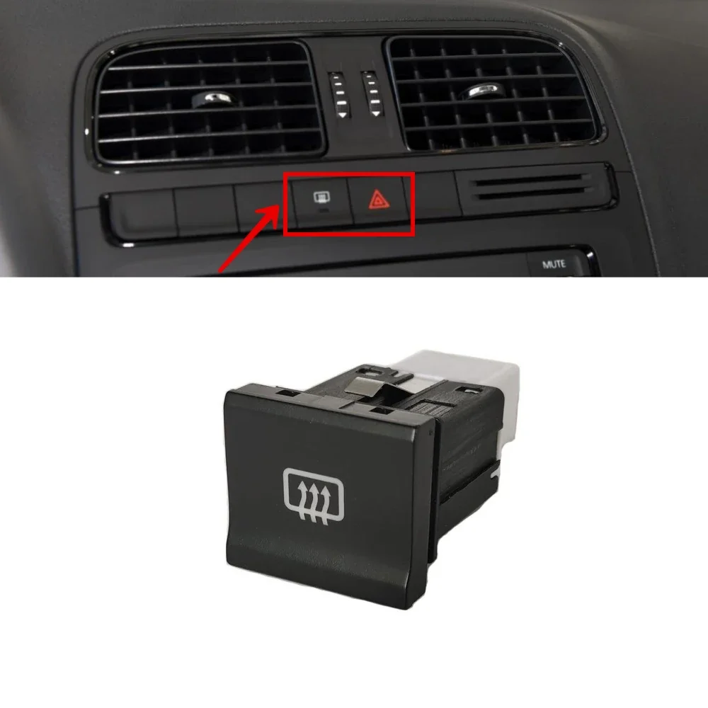 For-VW-Polo-Car-LED-Light-Car-Windshield-Heated-Button-Windscreen ...