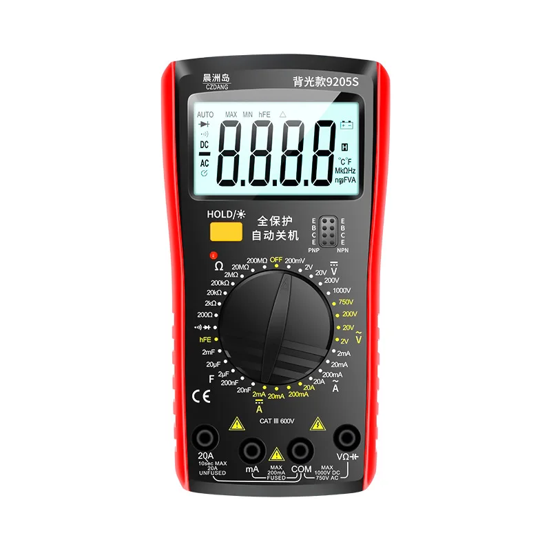 DT9205-with-Backlight-Multimeter-Digital-Professional-1000V-20A ...