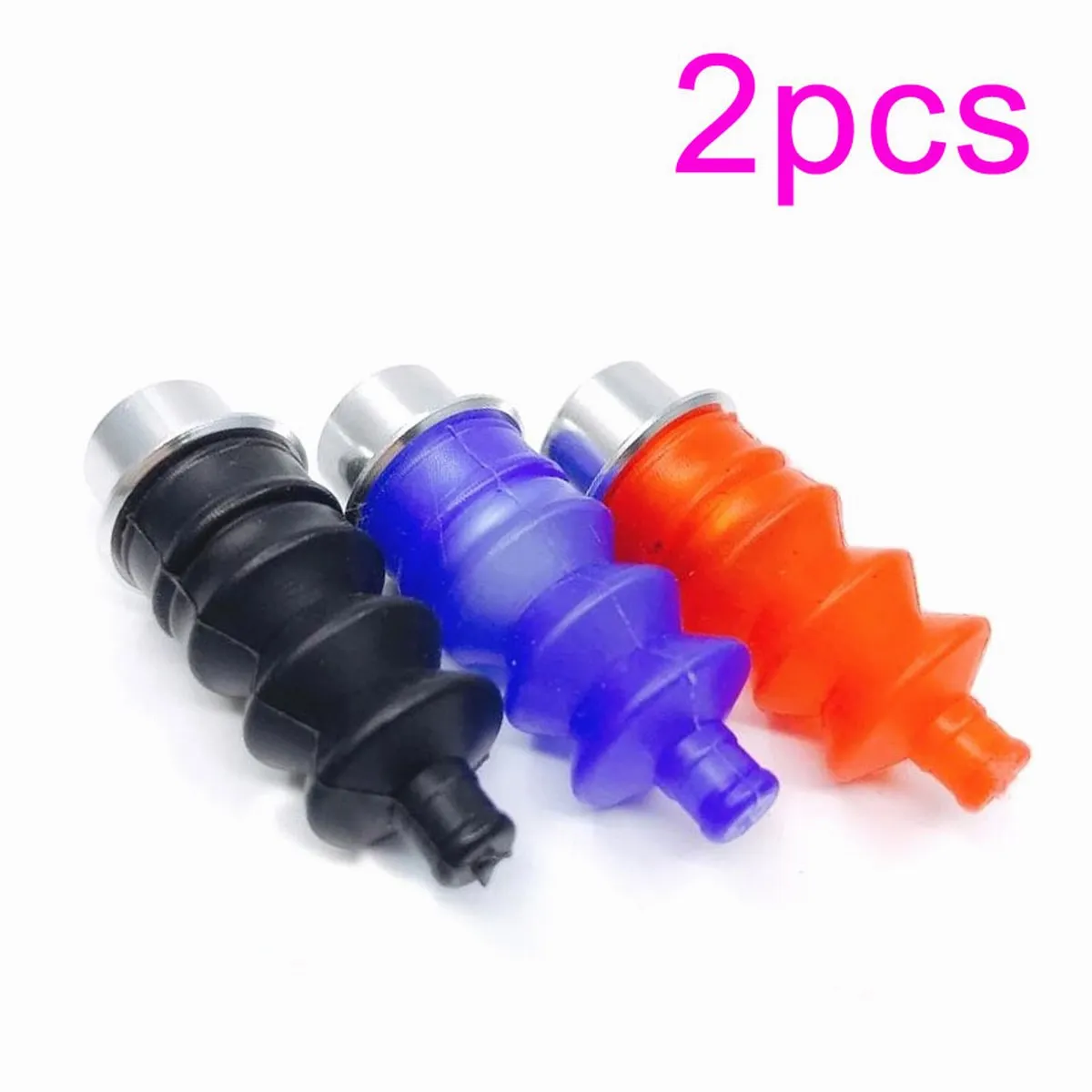 2pcs 1.8-3mm Linkage Waterproof Rubber Bellow Radio Box Sleeve Aluminum ...