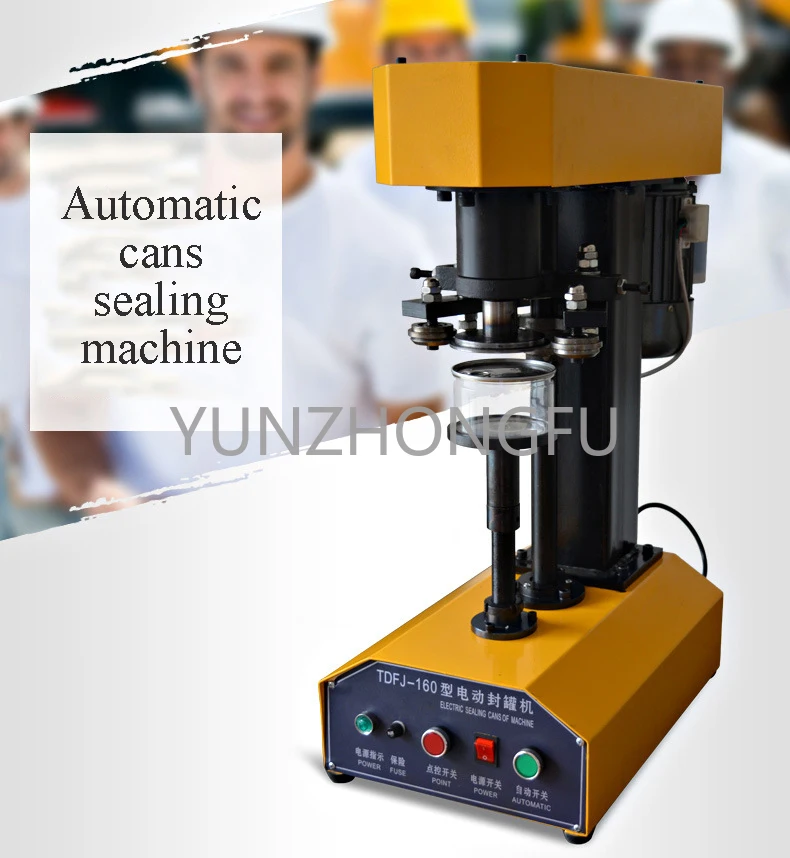 Commercial-Electric-Desktop-Automatic-can-sealer-Cans-sealing-machine ...