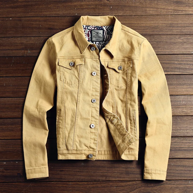 Jeans-Jacket-Men-s-New-Multi-color-Stretch-Cotton-Denim-Skinny-Jacket ...