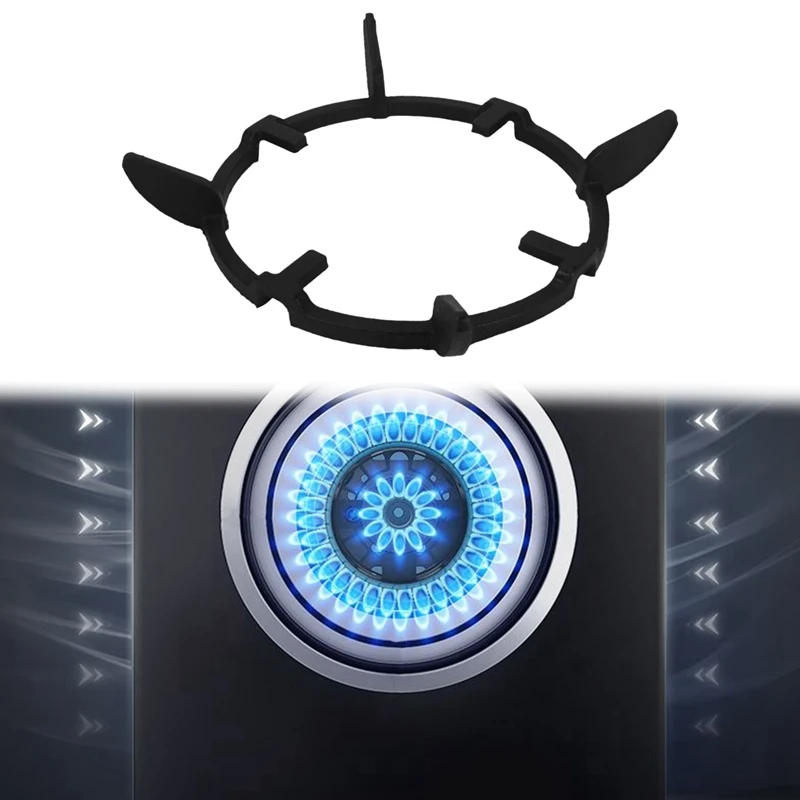 Wok Pan Stand Supports Rack Cast Iron Burners Stove Cookware Ring Gas ...