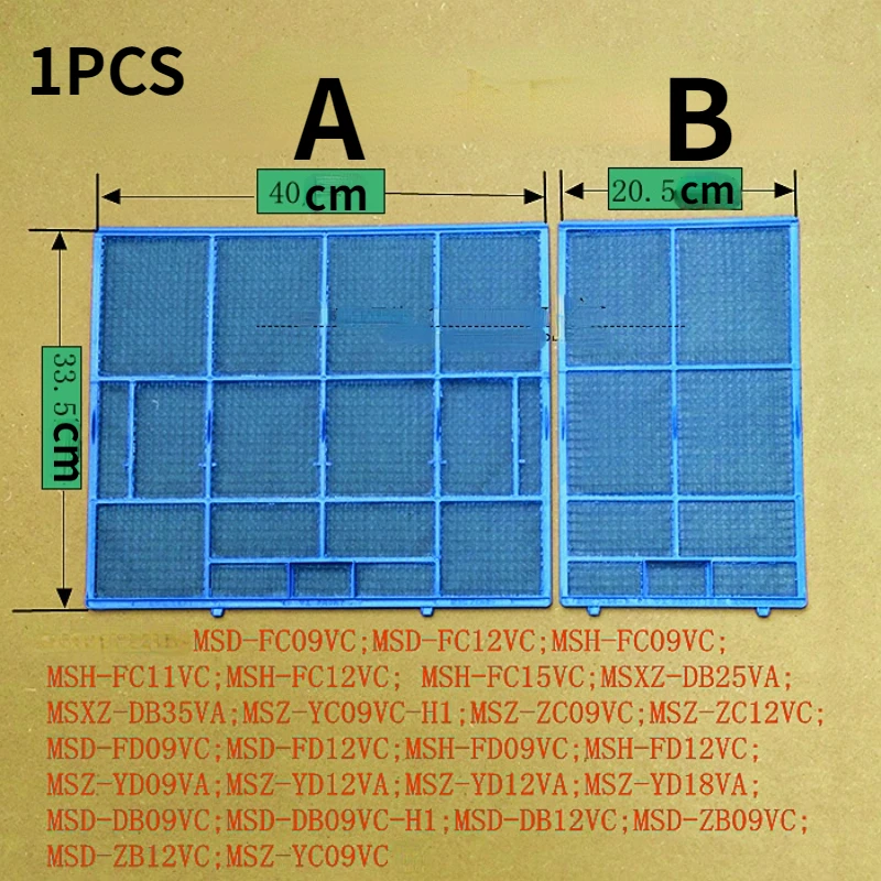1PC-Air-Conditioner-Filter-Screen-for-Mitsubishi-Electric-wall-mounted ...