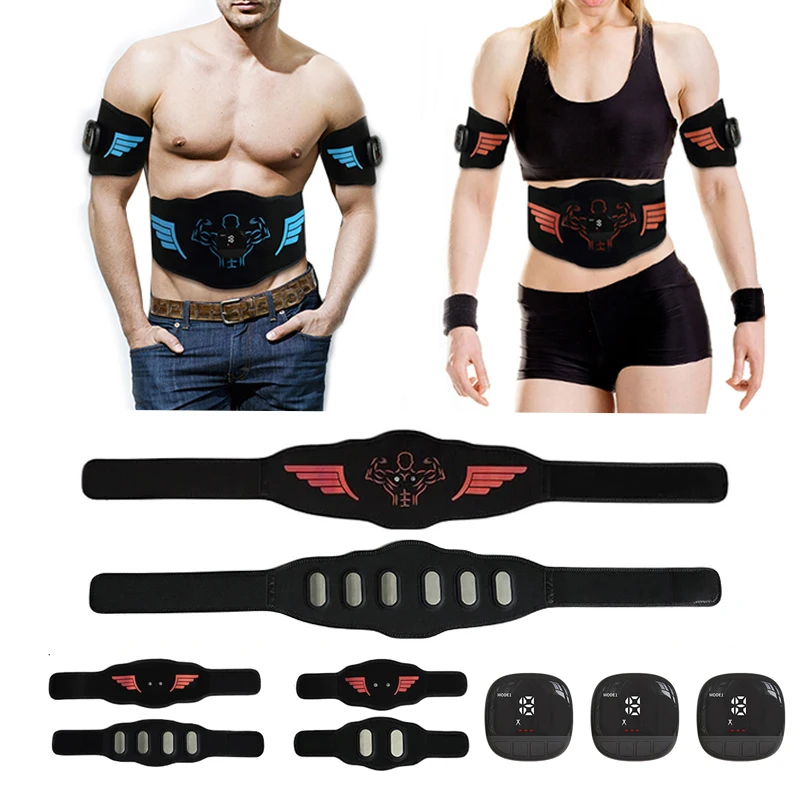 EMS-Abdominal-Trainer-Belt-Muscle-Stimulator-Abs-Muscle-Toner-Display ...