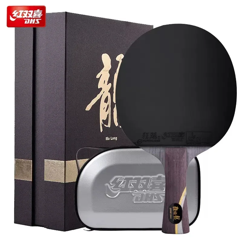DHS-Ma-Long-s-Table-Tennis-Racket-Professional-5-Wood-2-AC-Carbon-Ping ...