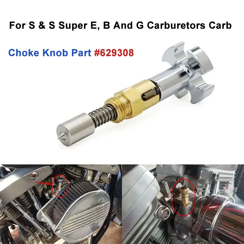 For S & S Super E, B And G Carburetors Carb Custom Chrome Cross ...