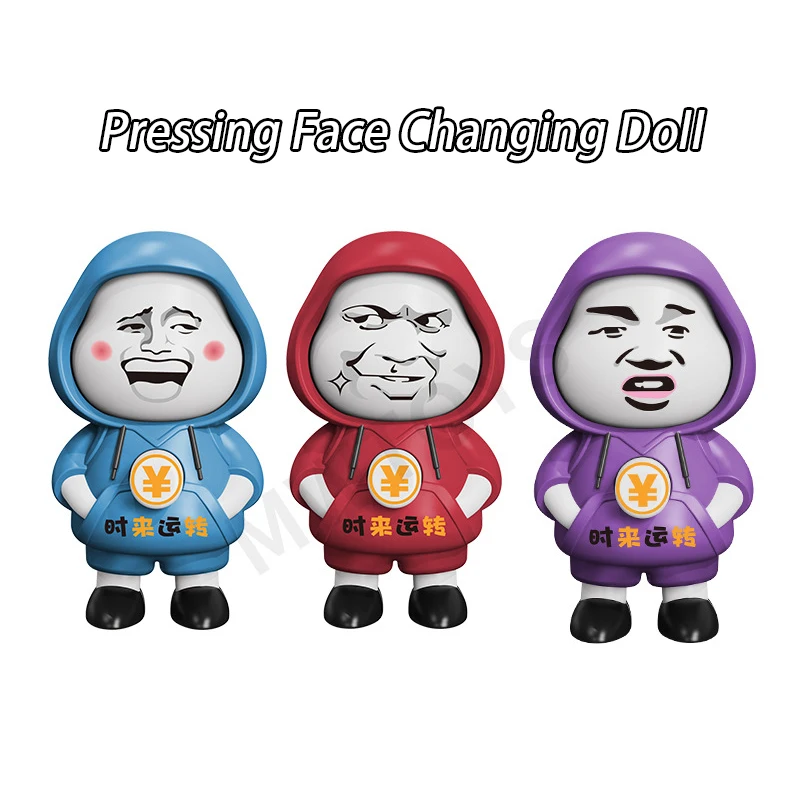 Novelty-Funny-Pressing-Face-Changing-Doll-Toy-Model-Creative-Wacky ...