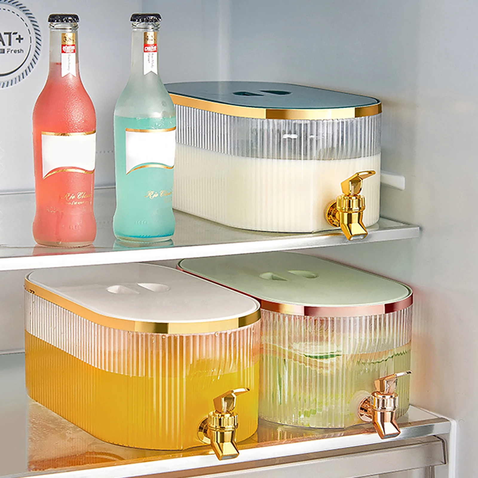 5-3L-Fridge-Cold-Kettle-with-Faucet-Transparent-Refrigerator-Milk ...