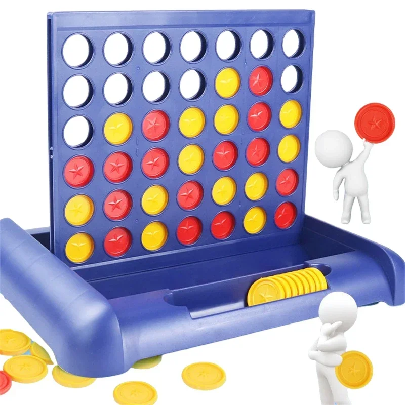 Foldable Connect 4 In A Line Board Game Classic Party Chess Family Toy ...