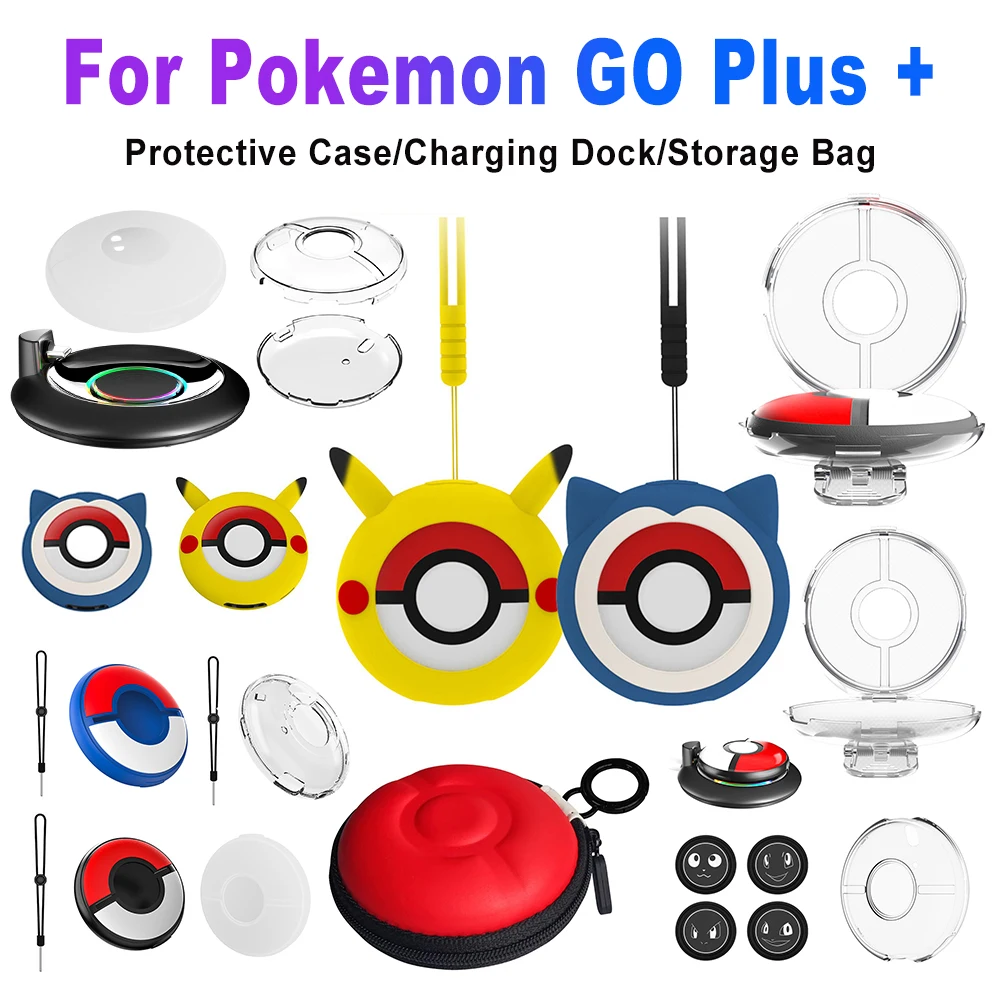 Magnetic-Charging-Dock-with-Protective-Cover-For-Pok-mon-GO-Plus ...