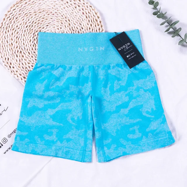 High Waisted Seamless Soft Workout Leggins Shorts – Nora Glam Chic