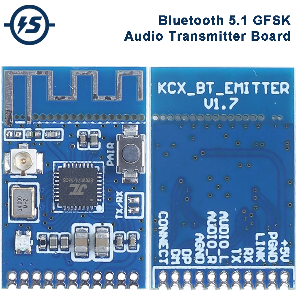 Bluetooth 5.1 GFSK Stereo Audio Transmitter Board GFSK Wireless ...