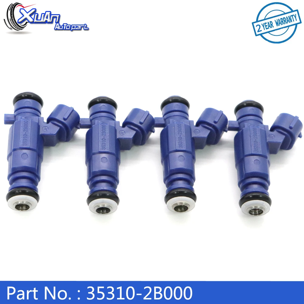 XUAN-1-4PCS-Car-High-Quality-Fuel-Injectors-Nozzle-35310-2B000-For ...