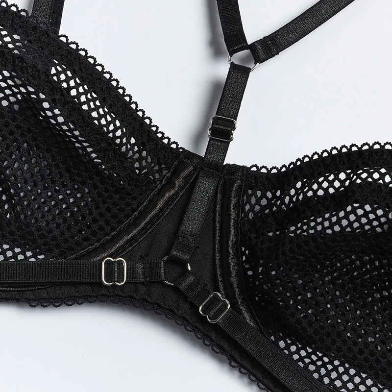 Black Strappy Lingerie | Buy Strappy Black Bras