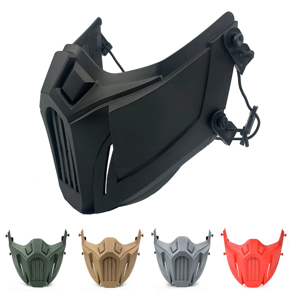 Tactical-Half-Face-Protective-Mask-Outdoor-Combat-Cs-Wargame-Covers ...