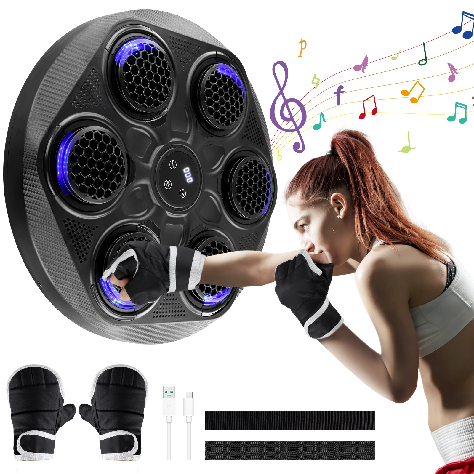 Music-Boxing-Machine-Bluetooth-Smart-Boxing-Training-Punching-Equipment ...