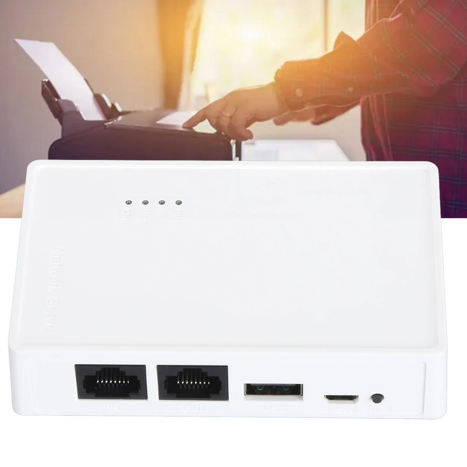 USB Wireless Print Server Wired Wireless Standalone Modes 480Mbps USB2 ...
