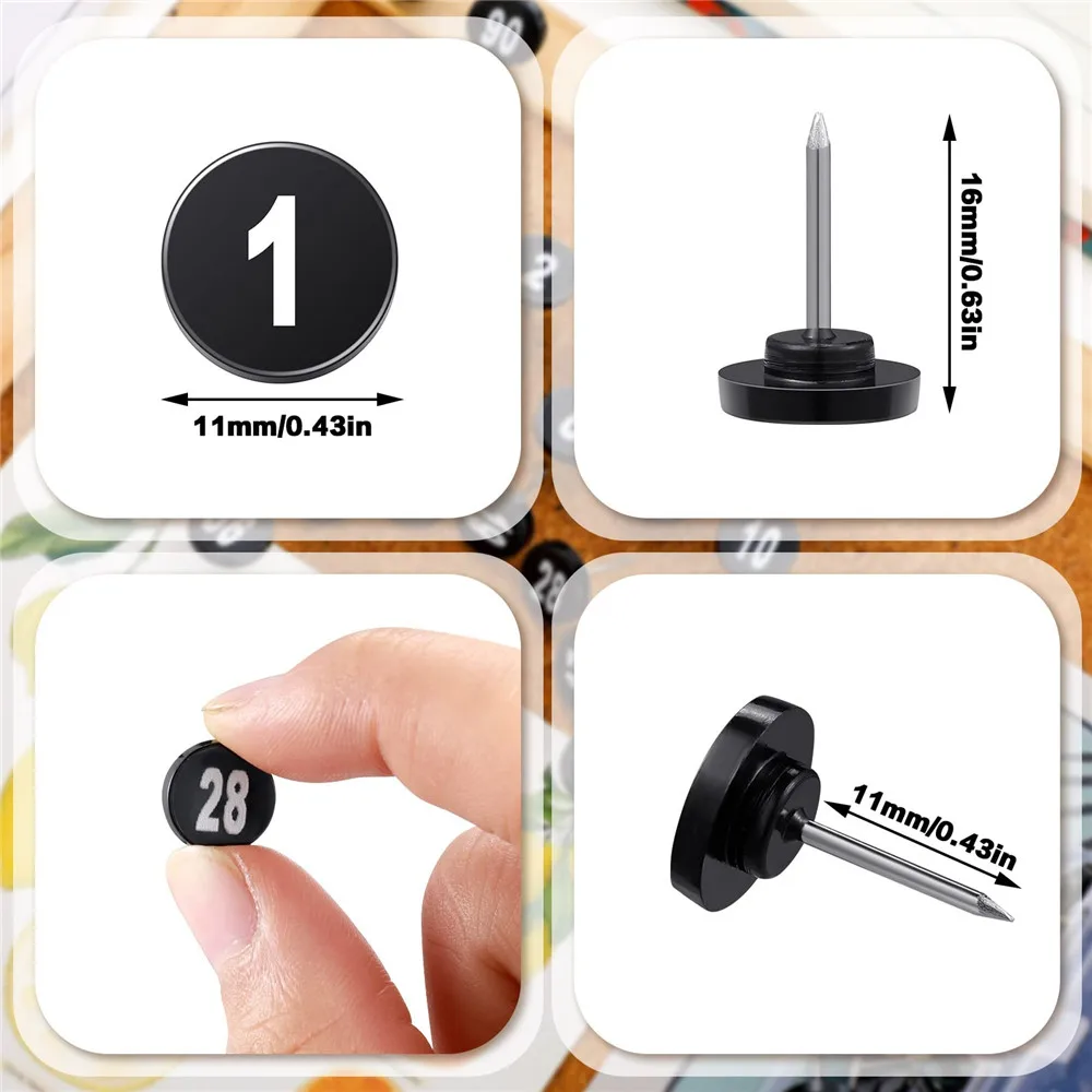 100Db Push Csapok Hüvelykujj Hüvelykujjlapok Rajz Fotó Fali Pinboard ...