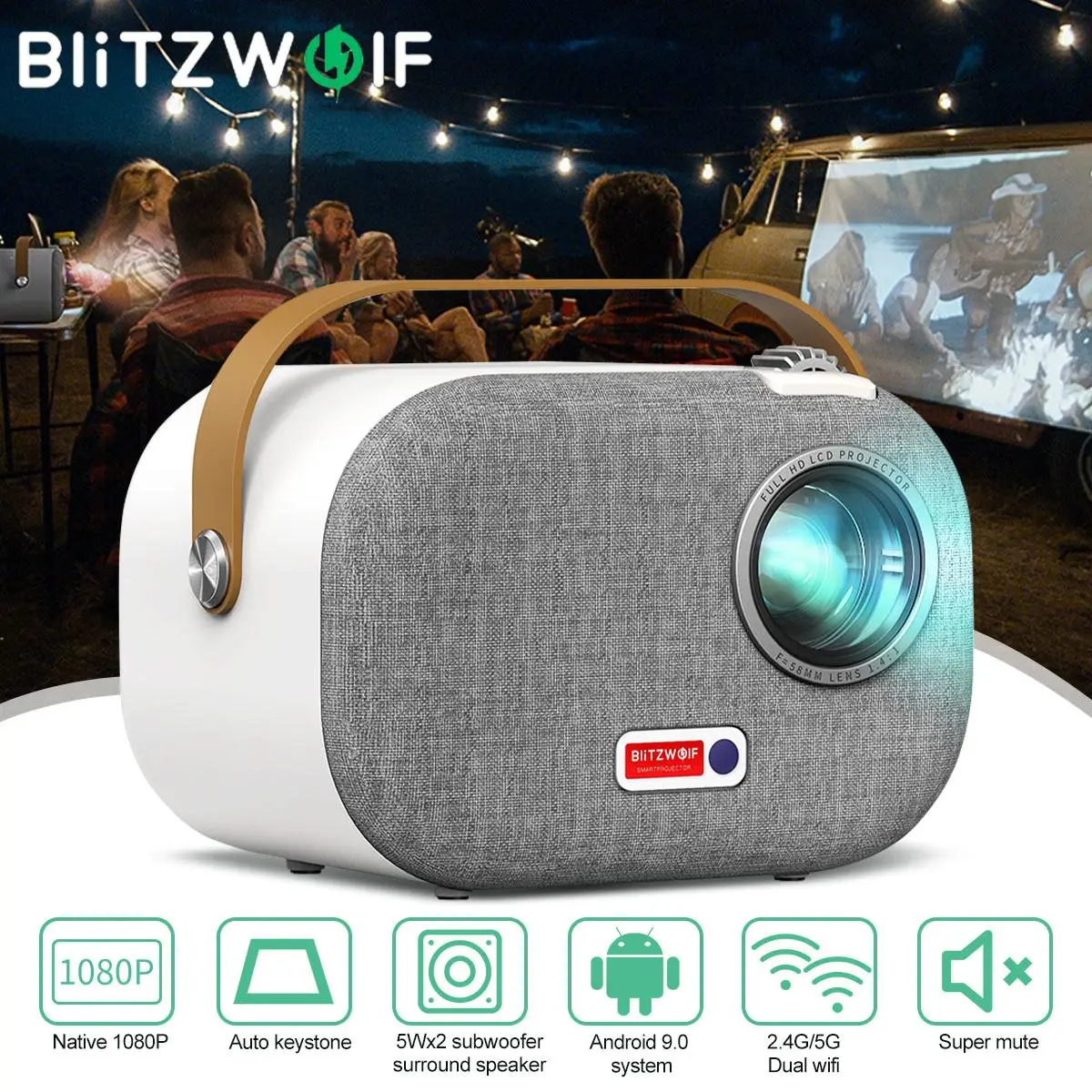 Blitzwolf-BW-V2-mini-projetor-projetores-full-hd-1080p-led-lcd-android ...