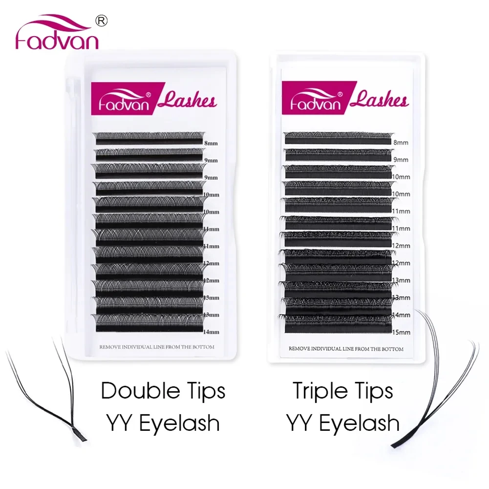 Fadvan-3D-YY-Shaped-Lashes-Extension-3-Split-Tips-Eyelash-Soft-BASF ...
