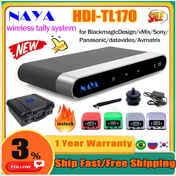 Naya-HDI-TL170-wireless-tally-system-Tally-light-2000m-transmission ...