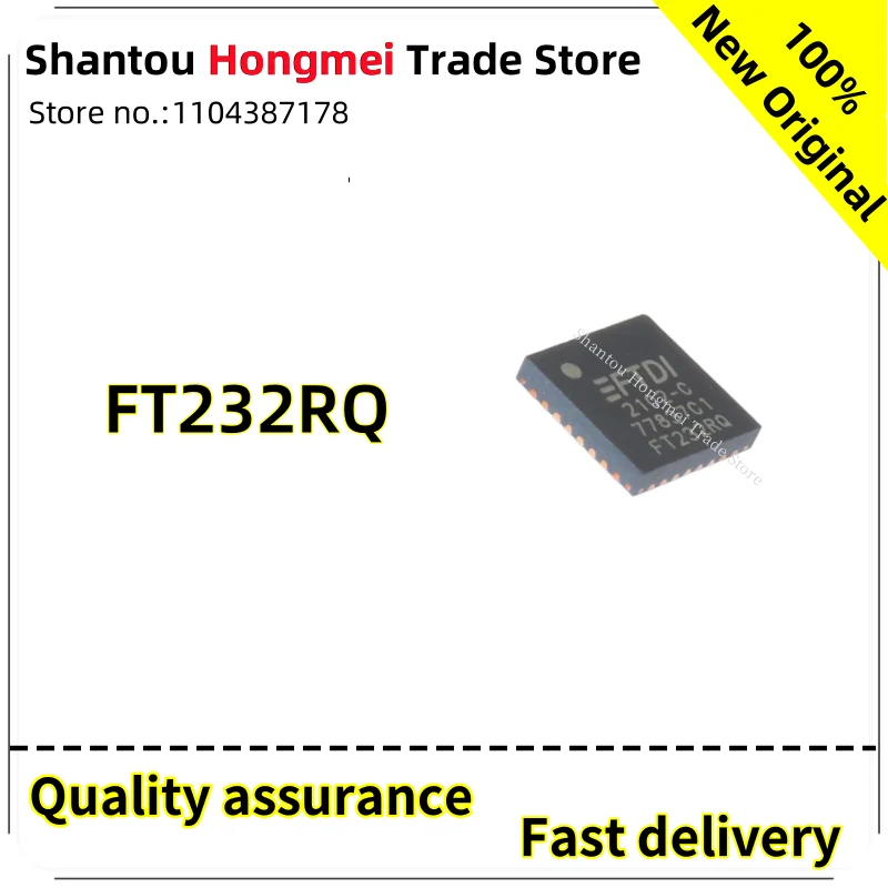FT232RQ-REEL FT232RQ FT232 QFN-32 USB conversion chip new original IC ...