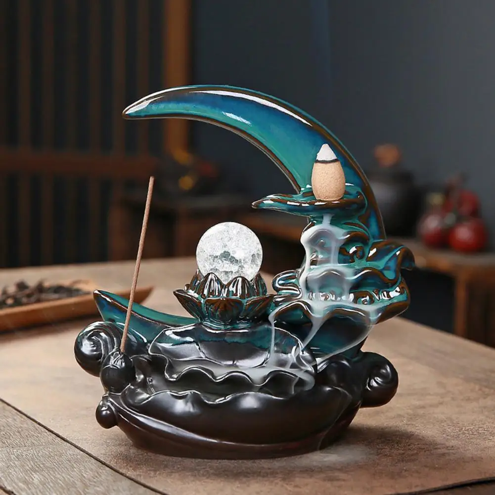 Waterfall-Incense-Burner-Backflow-Incense-Burner-Ceramic-Moon-Incense ...