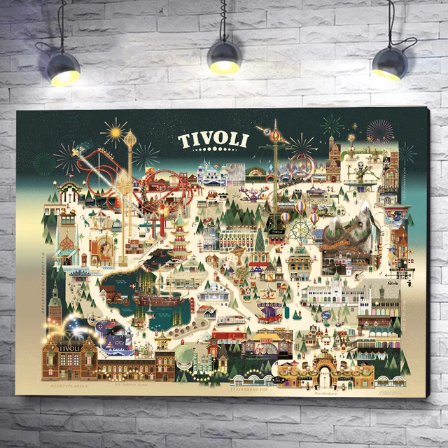 Tivoli Gardens Map