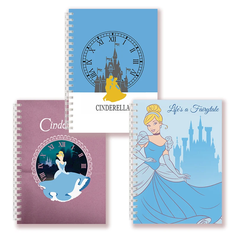 A5-Spiral-Notebook-Disney-Princess-Alice-Snow-White-Belle-Cinderella ...