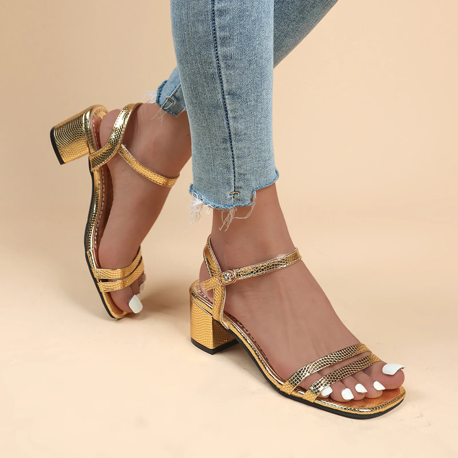 Sandales-en-cuir-talons-hauts-pour-femmes-sandales-d-t-t-te-carr-e ...