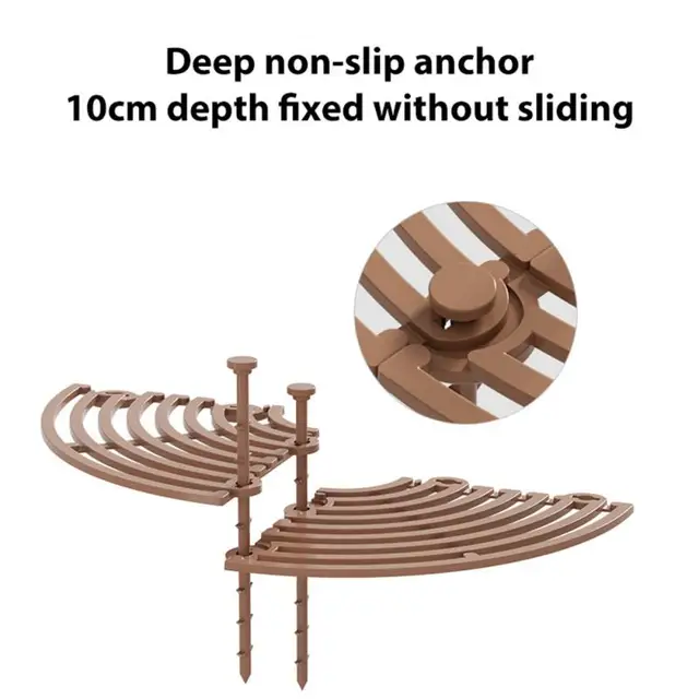 Plant Pot Soil Guard With Nails Plant Pot Grid Flower Pot Cover Baby ...