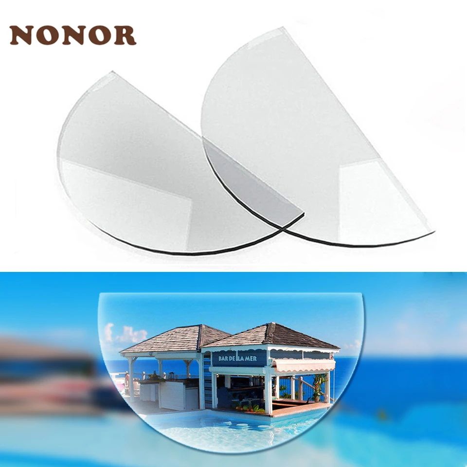 NONOR Liquid Silicone Bifocal Reading Lens Stick-on Presbyopic Lenses ...