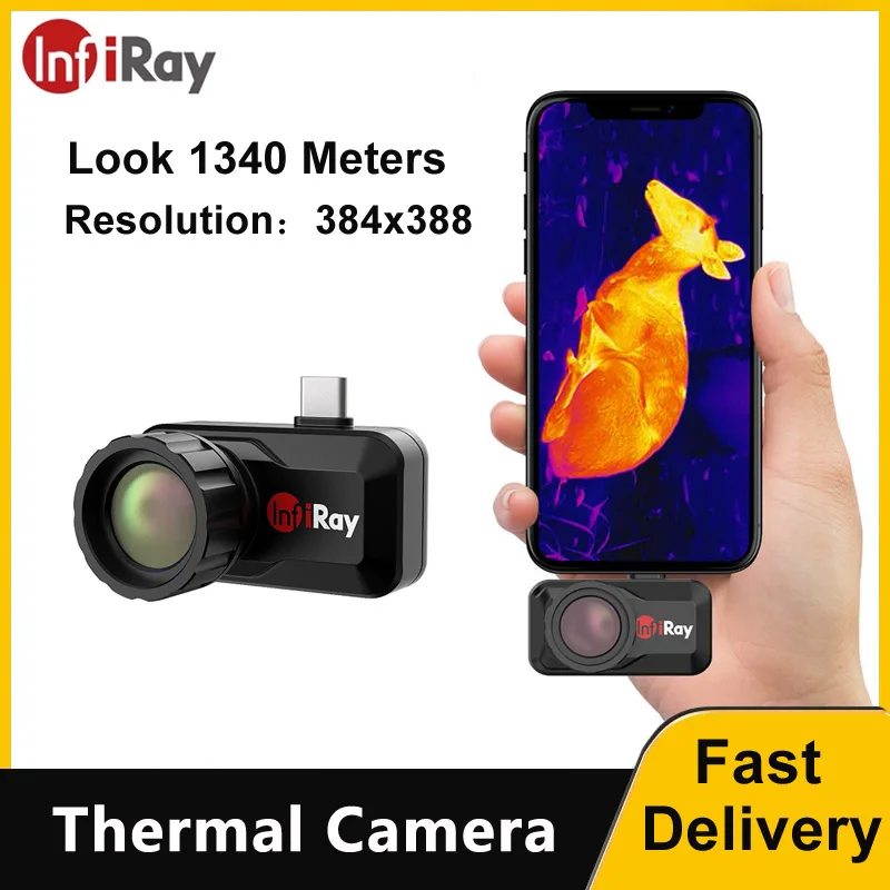 Infiray Official T3 Infrared Thermal Imager Outdoor Hunting Detector Night Vision Thermal Camera ...